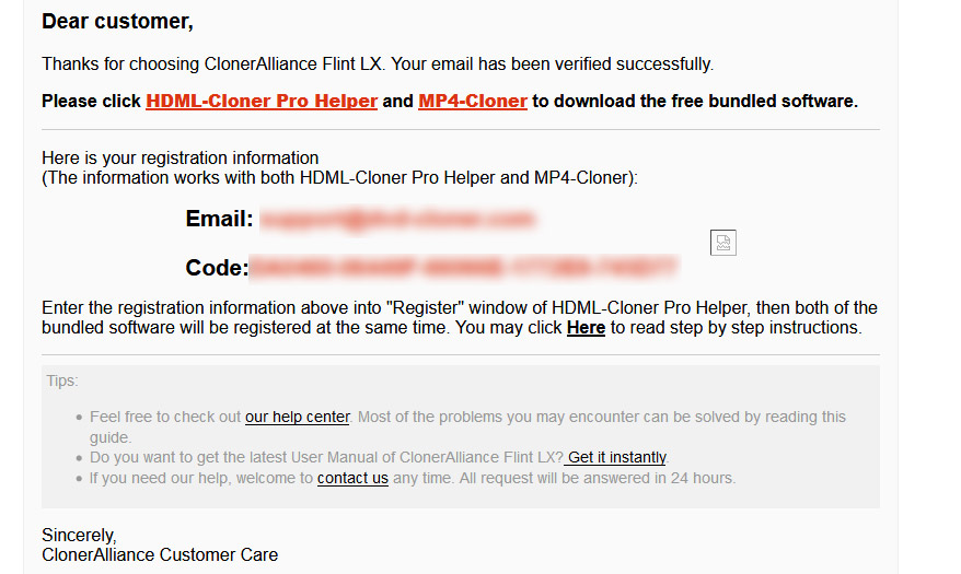 How to Get The Registration Code of bundled software?