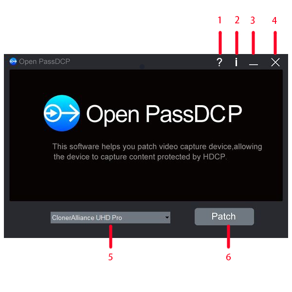 How to use Open PassDCP to strip HDCP?